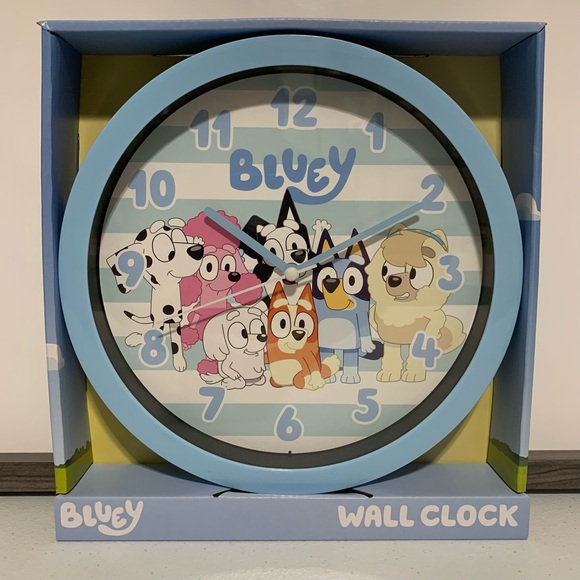 Wall Decor | Bluey And Friends Analog Wall Clocknew In Box | Poshmark